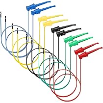 Test Hook Wires Test Hooks To Breadboard Jumper Wires - 10PC 26AWG ...
