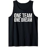Amazon.com: Team Quote One Team one Dream T-Shirt : Clothing, Shoes ...