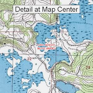 Amazon.com : USGS Topographic Quadrangle Map - Lake Jackson, Florida ...