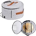 Amazon.com - Round Hat Storage Box, Portable Felt Travel Hat Boxes for ...