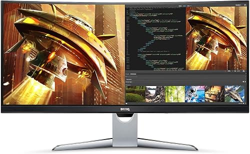 BenQ EX3501R Ultrawide Wide 35 Inch QHD 100 Hz Curved Computer Monitor ...