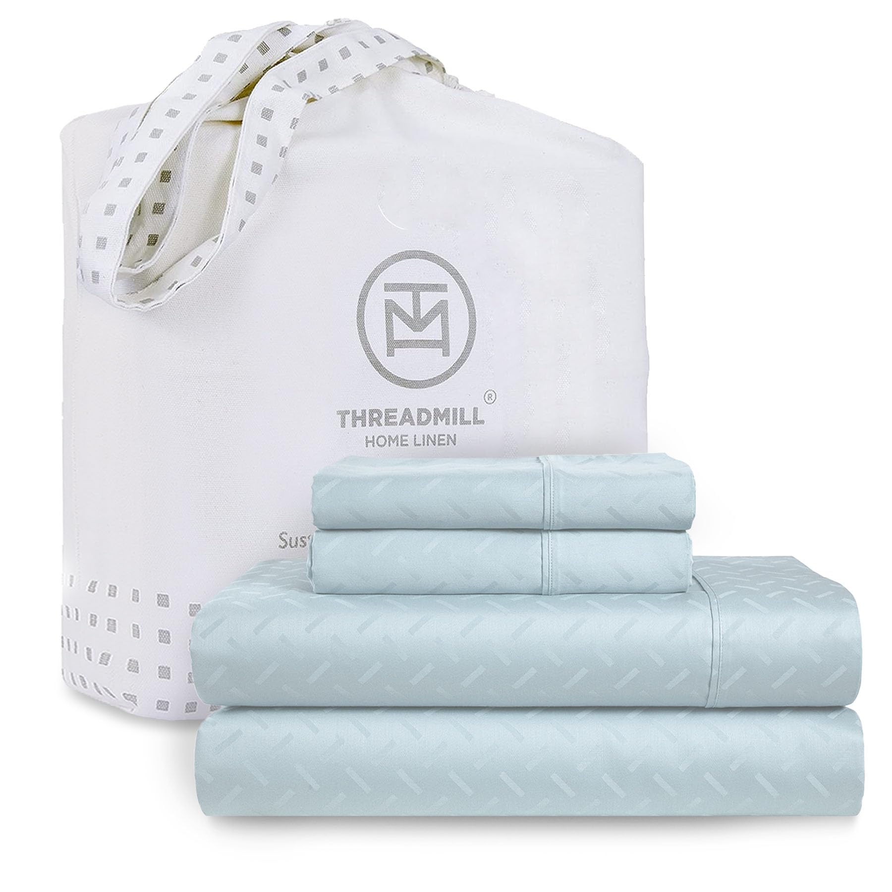 Threadmill 100% Cotton Sheets for King Size Bed | 4 Pc King Bed Sheets ...