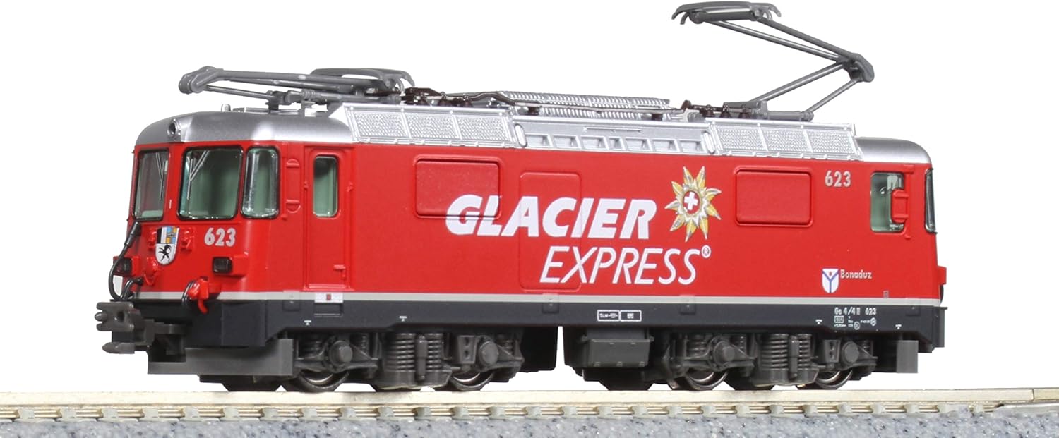 Kato 3102-2 RhB Glacier Express Ge4/4 II Electric Locomotive VI: Amazon ...