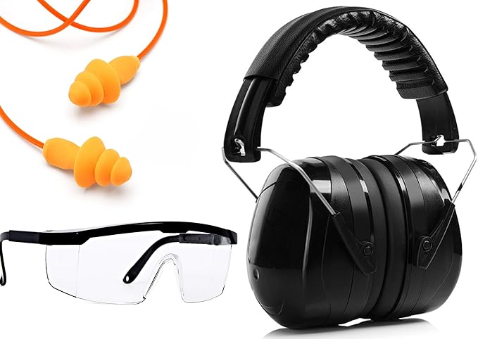 Amazon.com: Ear Noise hearing Protection Muffs, Ear Plugs, Safety ...