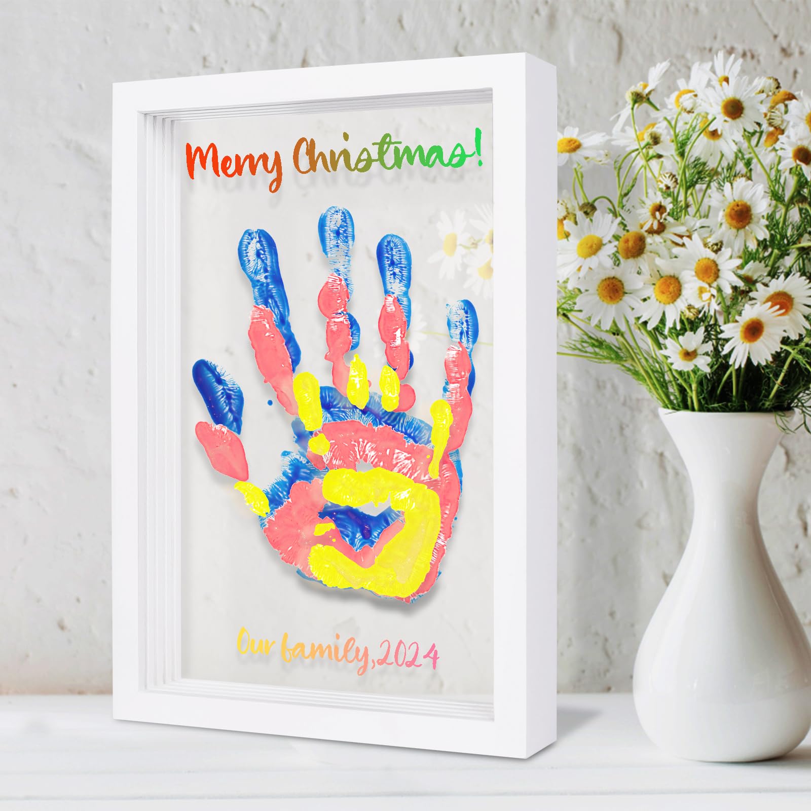 Family Handprint Keepsake Kit, DIY Baby Friendly Hand and Footprint Kit ...