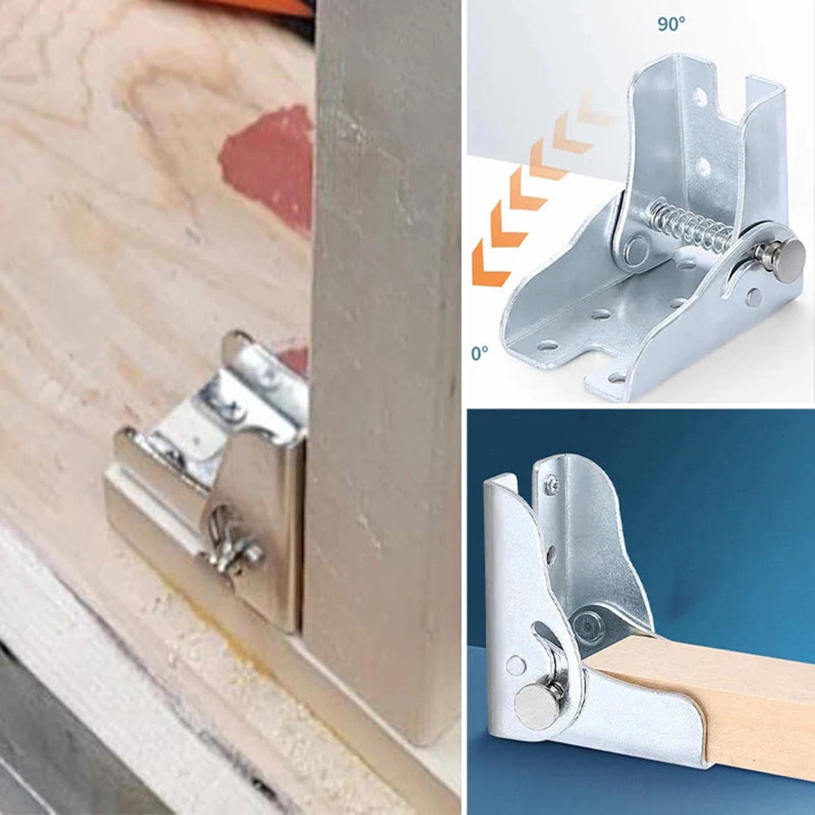Mua Self-Locking Hinge 90 Degree - Bracket Hinges Self Locking Leg ...