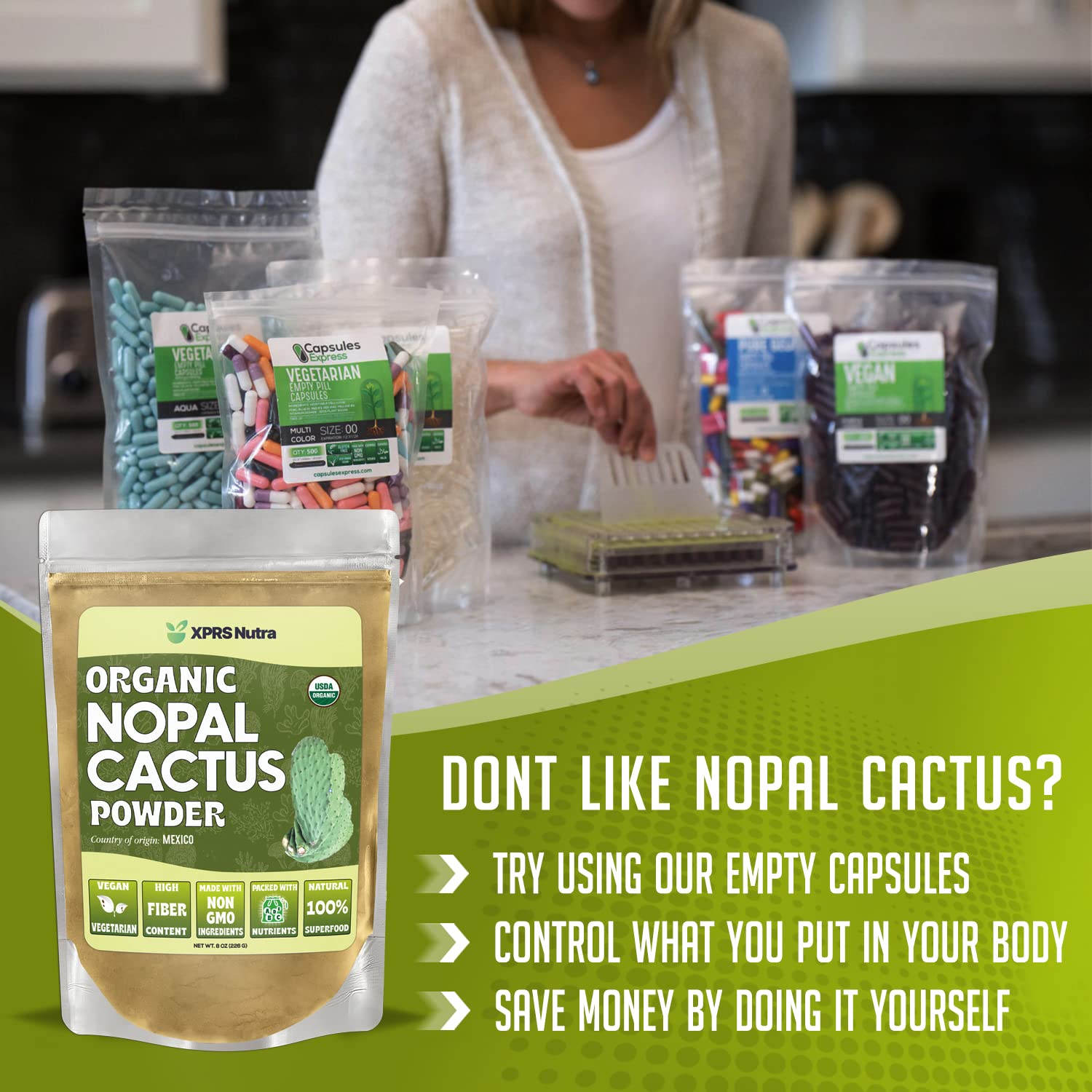 Mua XPRS Nutra Organic Nopal Cactus Powder - Prickly Pear Supplement ...
