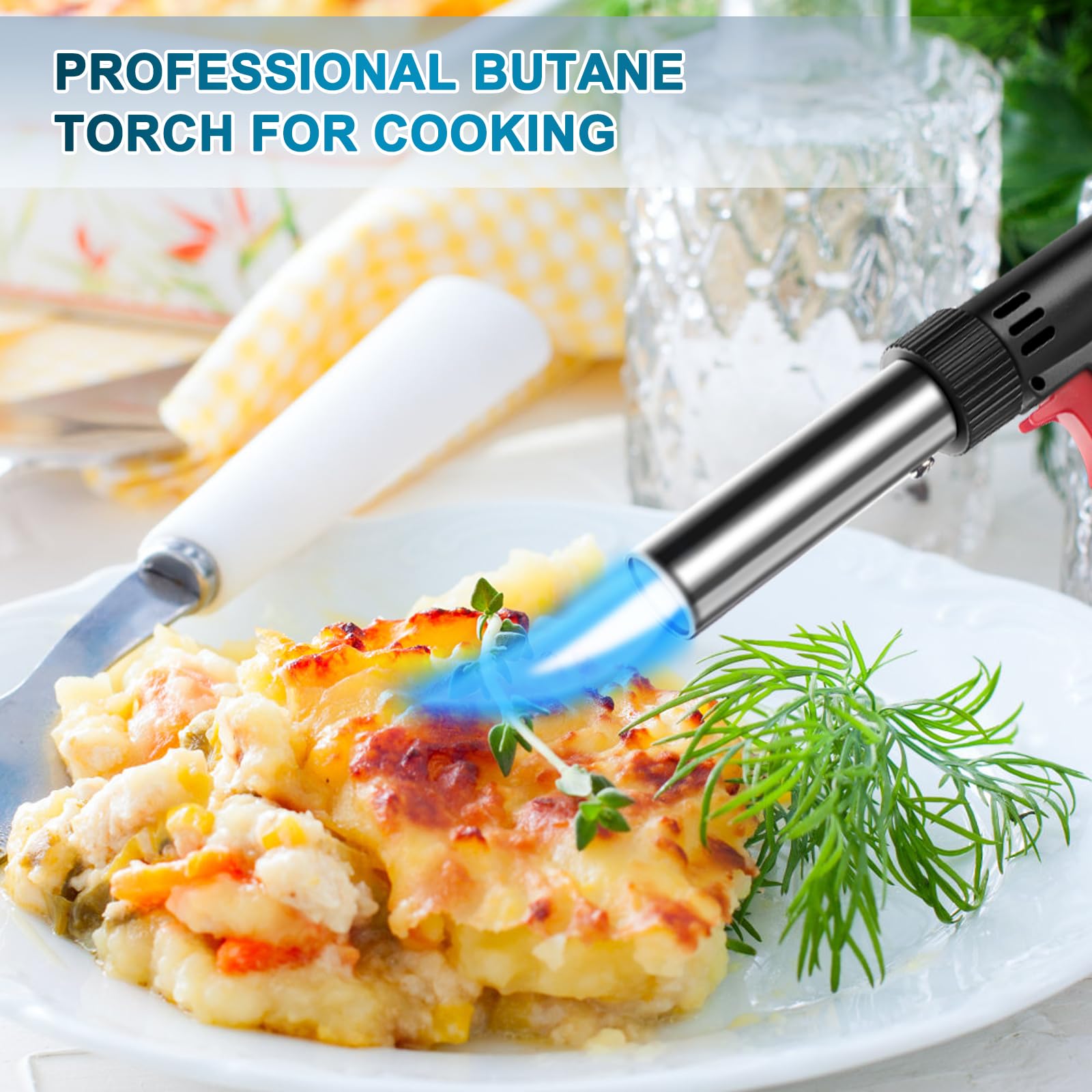 Mua Bunsen Kitchen Burner, Refillable Butane Gas Burner with Adjustable ...