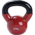 Amazon.com : SPRI Kettlebell Weights Deluxe Cast Iron Vinyl Coated ...