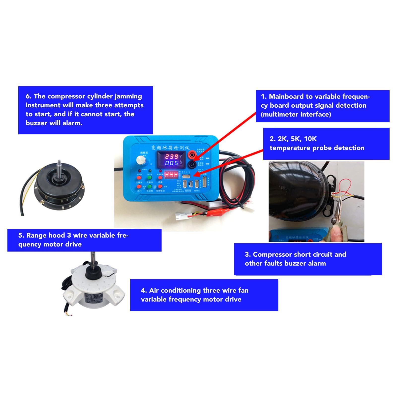 Mua Variable Frequency Inverter Refrigerator Tester, Board Testing ...