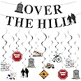 Amazon.com: 55 Pcs over the Hill 40th 50th 60th Birthday Decorations ...