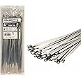 Amazon.com: Kable Kontrol Metal Zip Ties 27 Inch 50 Pcs, 485 Lbs Tensile Strength, Self-locking ...