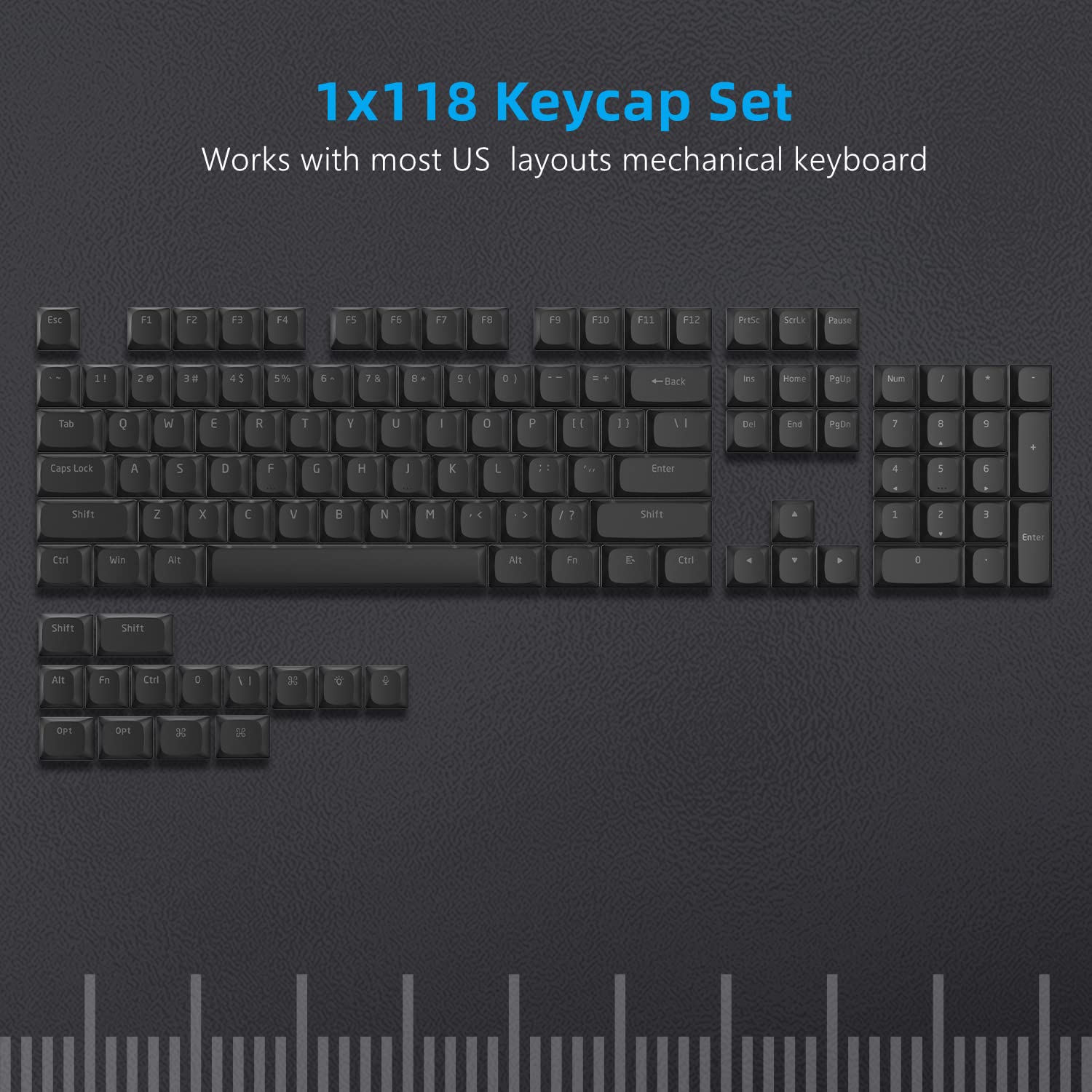 Mua Womier Low Profile Keycaps, Shine Through Keycaps, Custom Keyboard ...