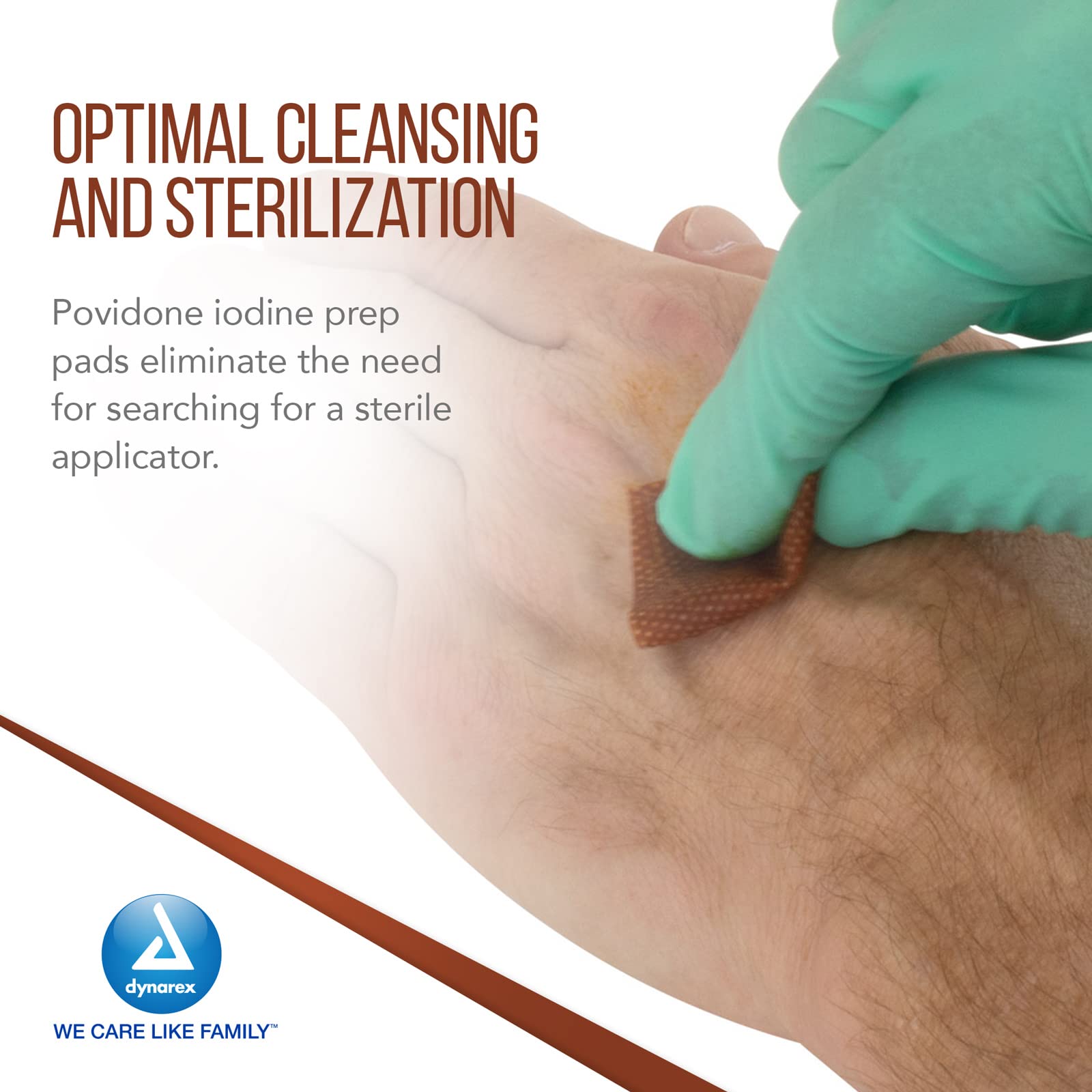 Mua Dynarex Povidone-Iodine Prep Pads, Saturated with Povidone Iodine ...