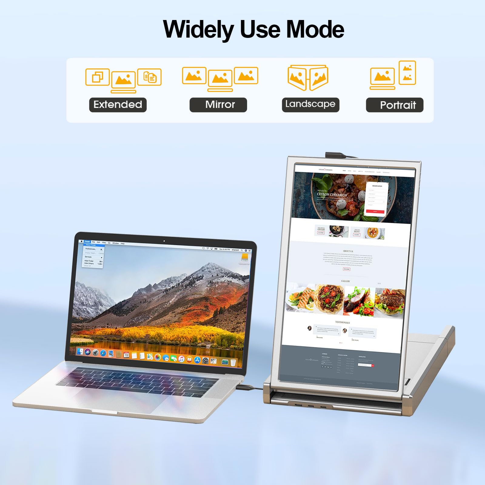 Mua Laptop Screen Extender, 14" 1080P FHD Triple Monitor for Laptop ...