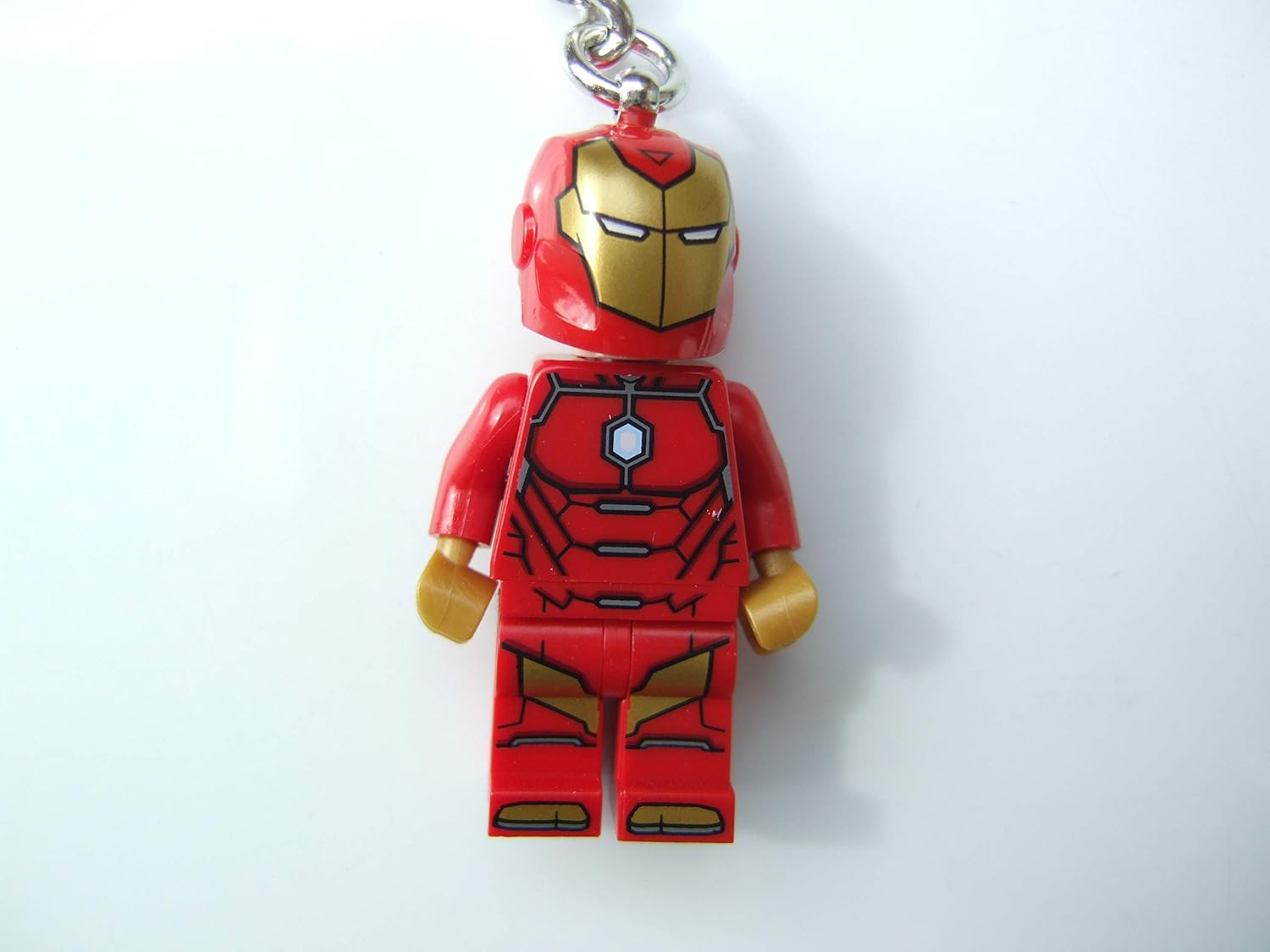 Lego Super Heroes Invincible Iron Man Keyring / Key Chain - Official ...