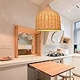 Arturesthome Rattan Woven Pendant Light, Handmade Ceiling Pendant ...