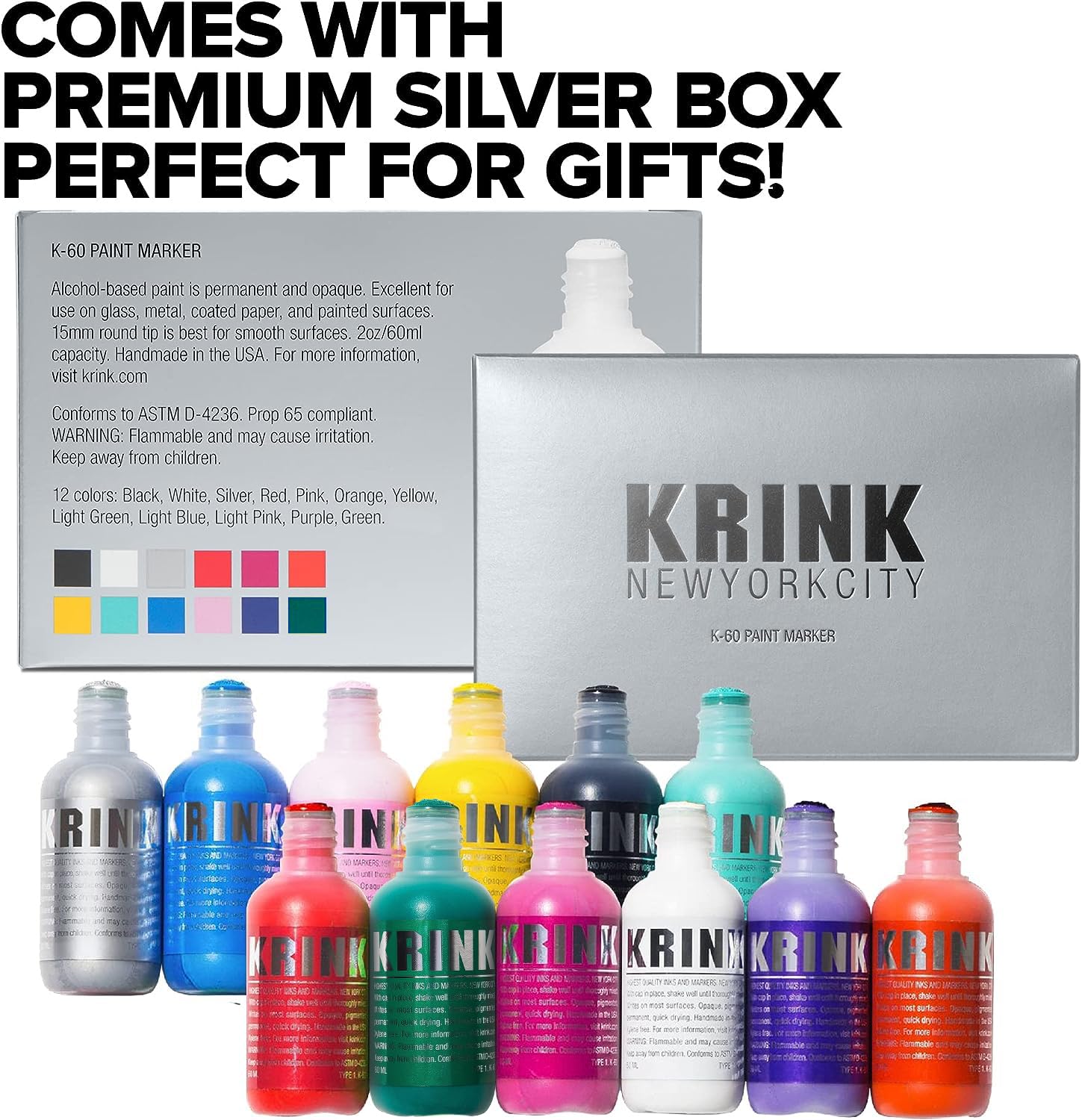 Mua Krink K-60 12 Color Paint Marker Set - Vibrant and Opaque Fine Art ...