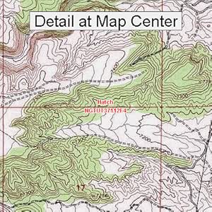 Amazon.com : USGS Topographic Quadrangle Map - Hatch, Utah (Folded ...