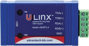 Amazon.com: Advantech BB-USOPTL4, High Retention USB to RS-422/485 Iso. Converter : Electronics