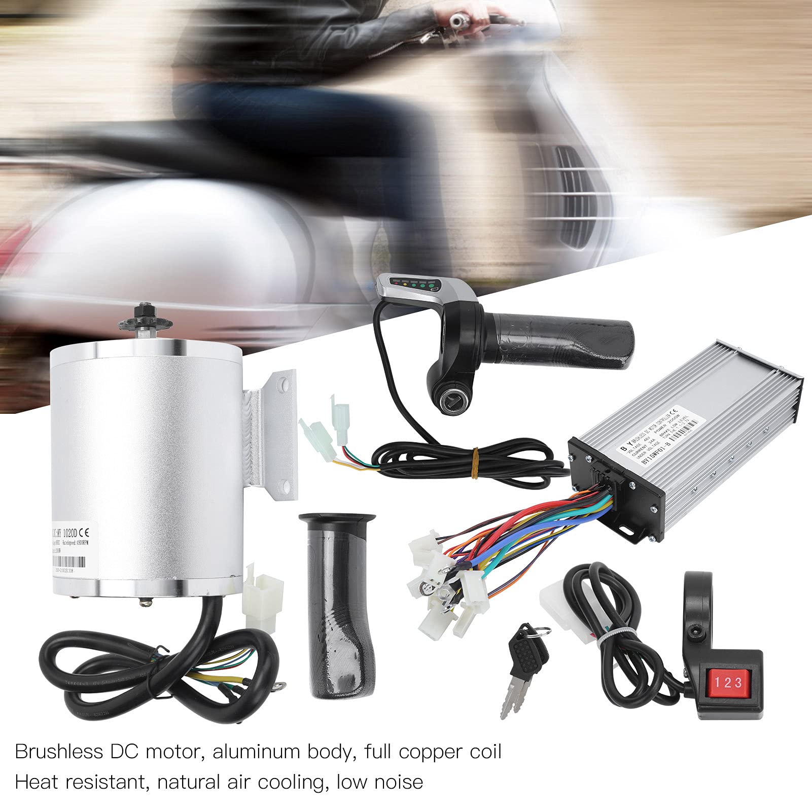 Mua Electric Brushless DC Motor Kit, 48V 2000W 4500rpm High Speed ...