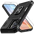 Amazon.com: DEERLAMN Case for Samsung Galaxy S24 FE 6.7-Inch with Slide Camera Cover+Screen ...