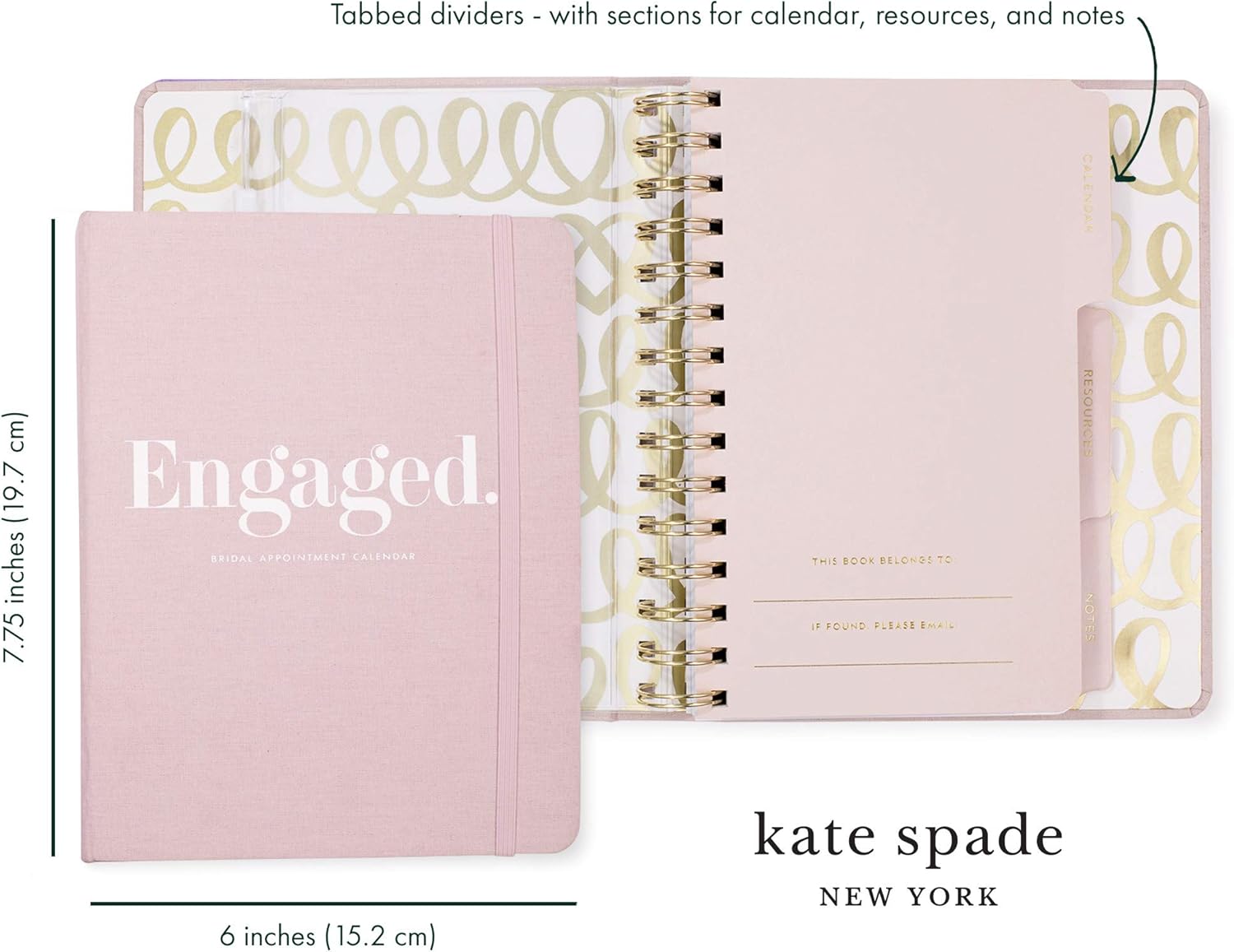 Kate Spade New York Bridal Appointment Calendar, Undated with Weekly ...