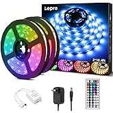 Amazon.com: MINGER RGB LED Strip Lights, 32.8ft 5050 LED Light Strip ...