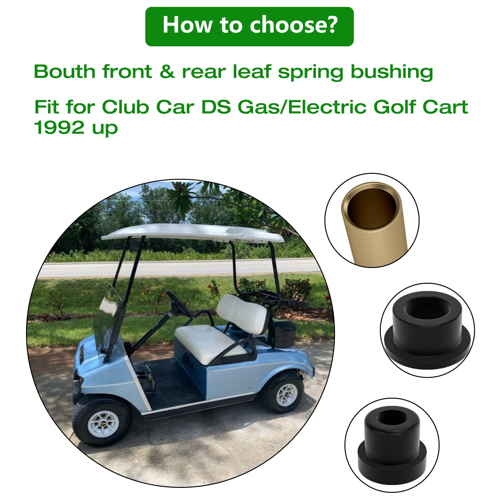Mua Upgraded Club Car Bushings Kit for Club Car Ds Bushing Front Leaf ...