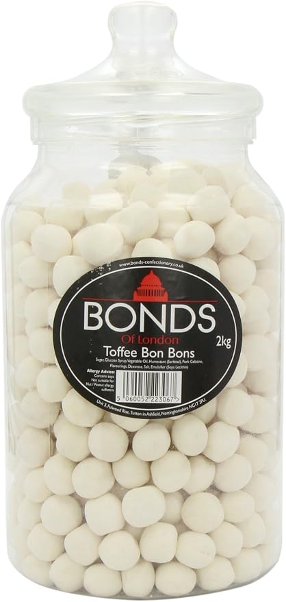 Bonds Candies Jar 2 Kg Toffee Bon Bons: Amazon.co.uk: Grocery