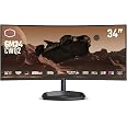 Amazon.com: Cooler Master GM34-CWQ2 34” Curved UWQHD 3440 x 1440 VA ...