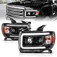 Amazon.com: AmeriLite For 2015-2020 GMC Canyon LED DRL Light Bar Black ...