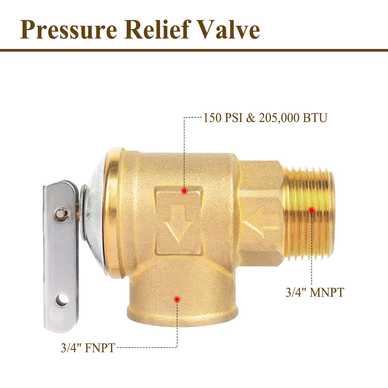 Mua JUWO 3/4 Inch IPS Isolator Tankless Water Heater Service Valve Kit ...