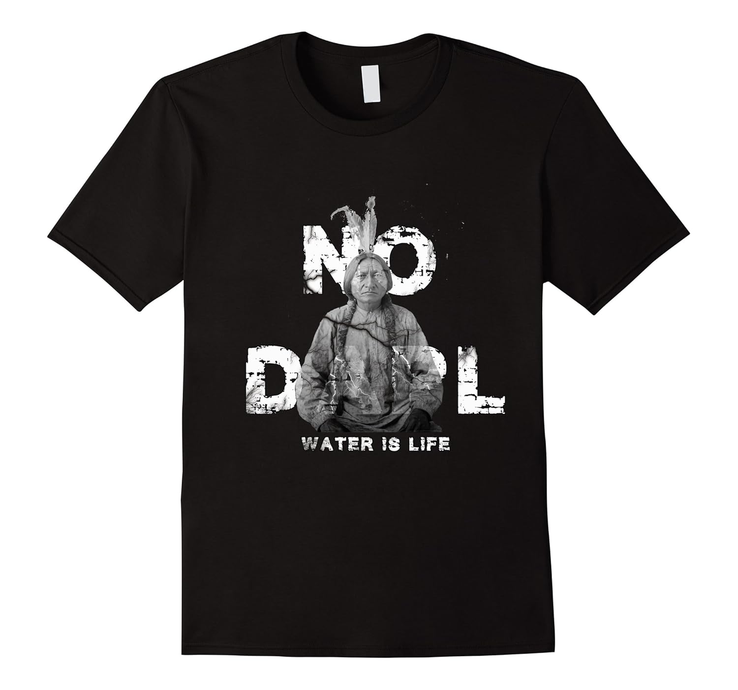 No DAPL Water Is Life T-Shirt-TD – Teedep