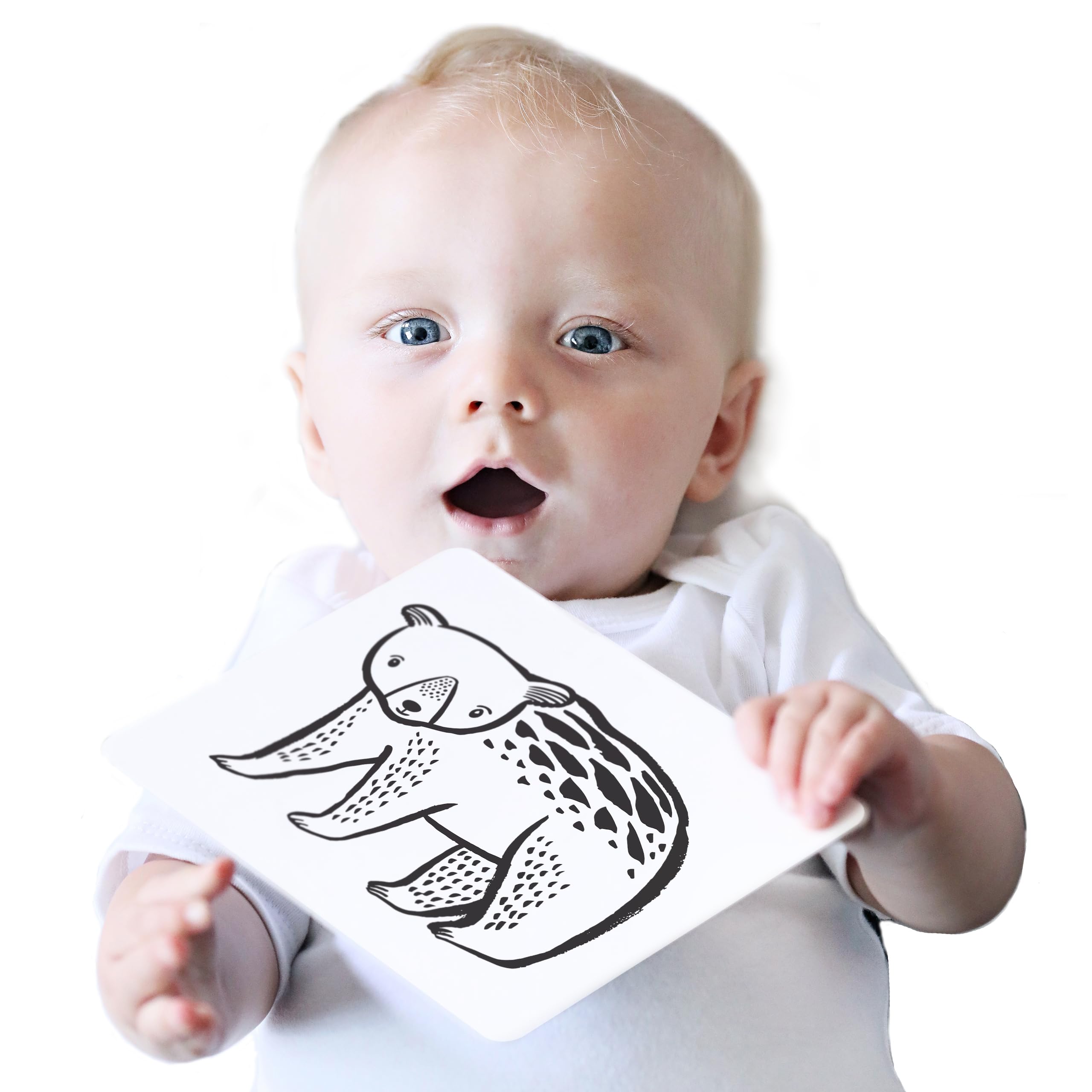 Mua Wee Gallery Black and White Art Flash Cards for Babies, High ...