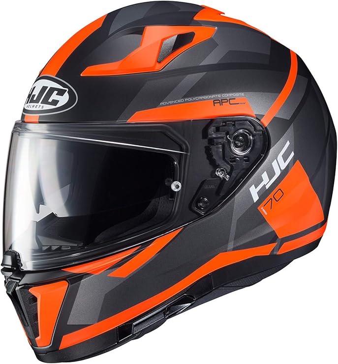Hjc Orange I70 Elim Motorradhelm (Large, Orange): Amazon.de: Sport ...