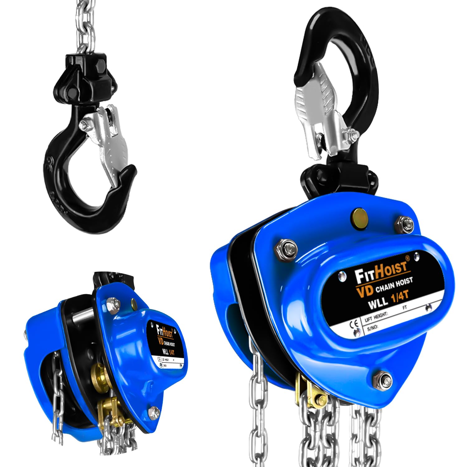 Mua FITHOIST Chain Hoist 1/4 Ton 550lbs Capacity 10FT Mini Hand Chain ...