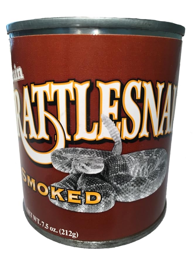 Amazon.com : Canned Edible Smoked Rattlesnake : Grocery & Gourmet Food