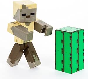Amazon.com: Minecraft Husk Zombie Figure : Toys & Games
