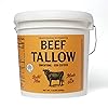 Bulk Beef Tallow 7.2lbs, Food Grade and Cosmetic Grade (1 gallon) in ...