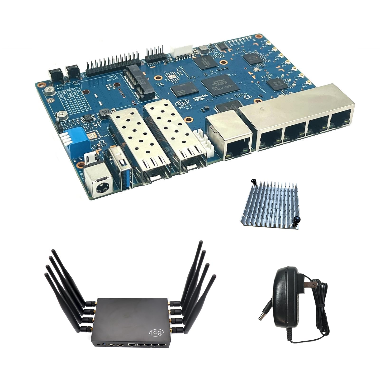 Mua Bananapi BPI-R3 WiFi 6 Router Development Board with MediaTek ...