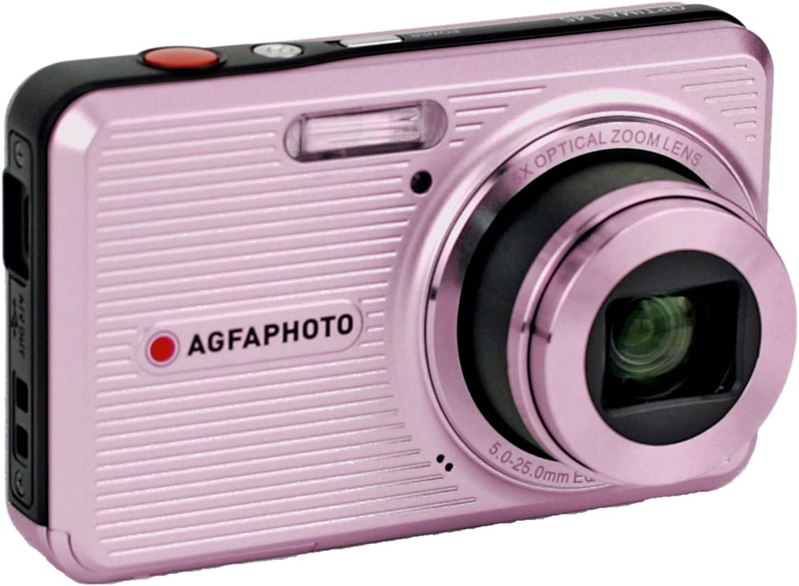 Amazon.com : AGFAPHOTO Optima 145 PK 14 MP Digital Camera with 5x ...