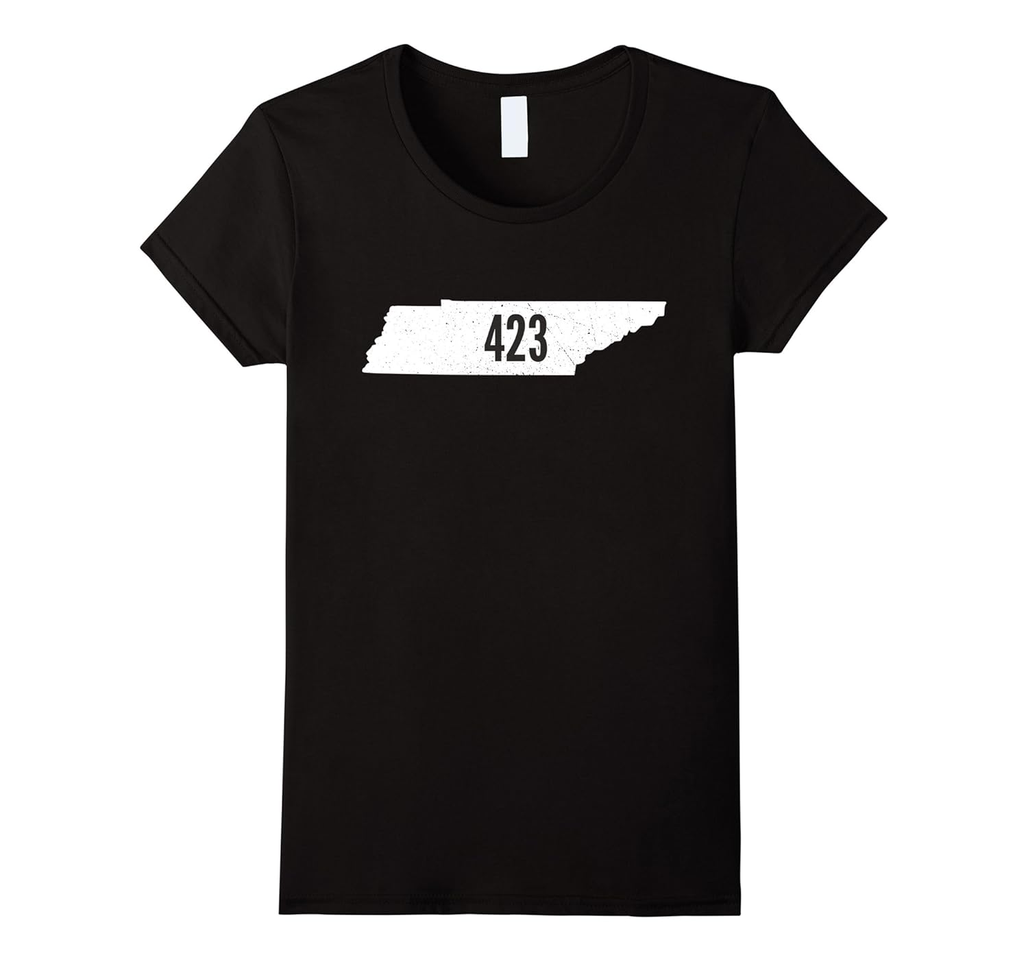 423 Tennessee Pride Area Code State Outline T-Shirt-4LVS