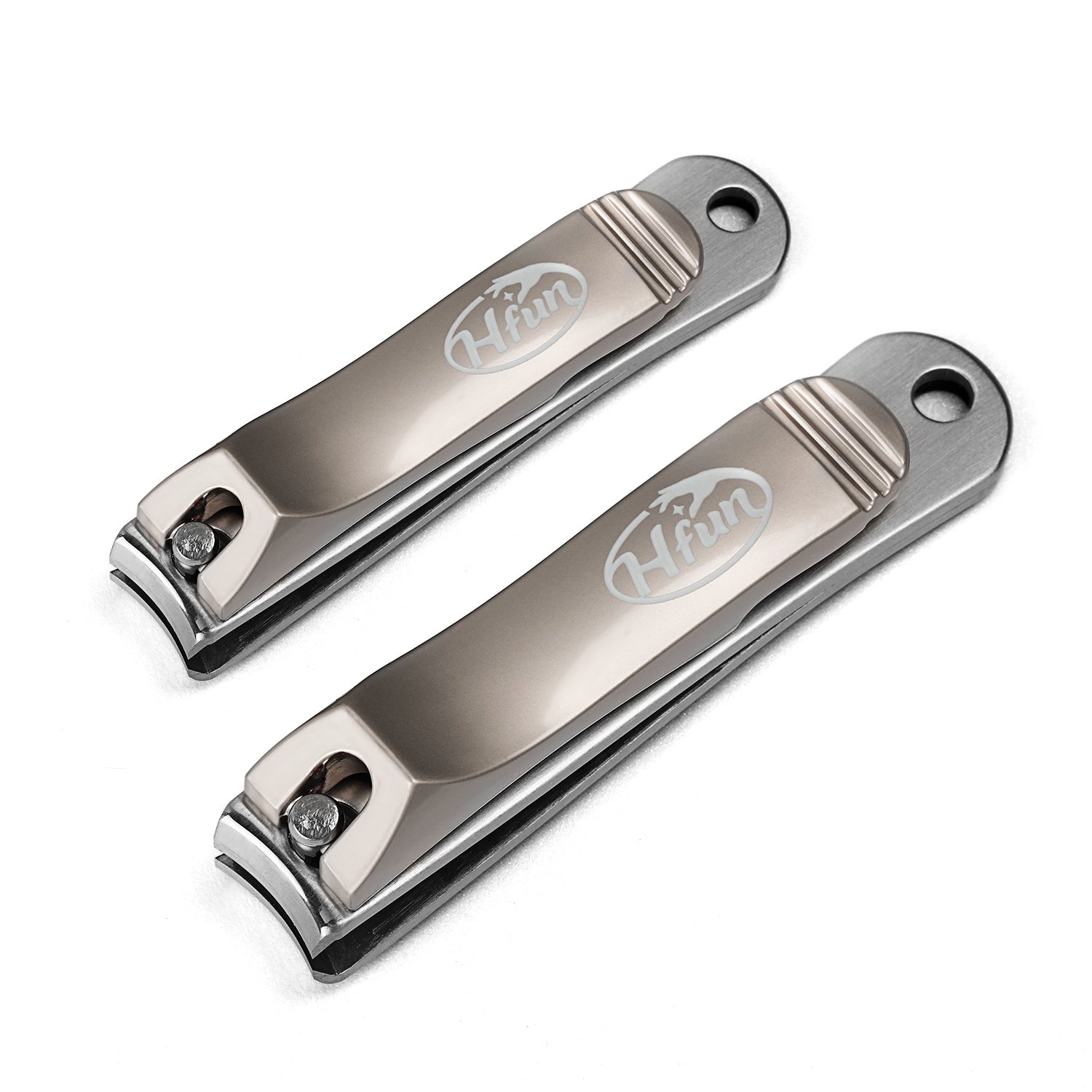 Amazon.com : Hfun Nail Clippers with Curved Nail File, Fingernail and ...