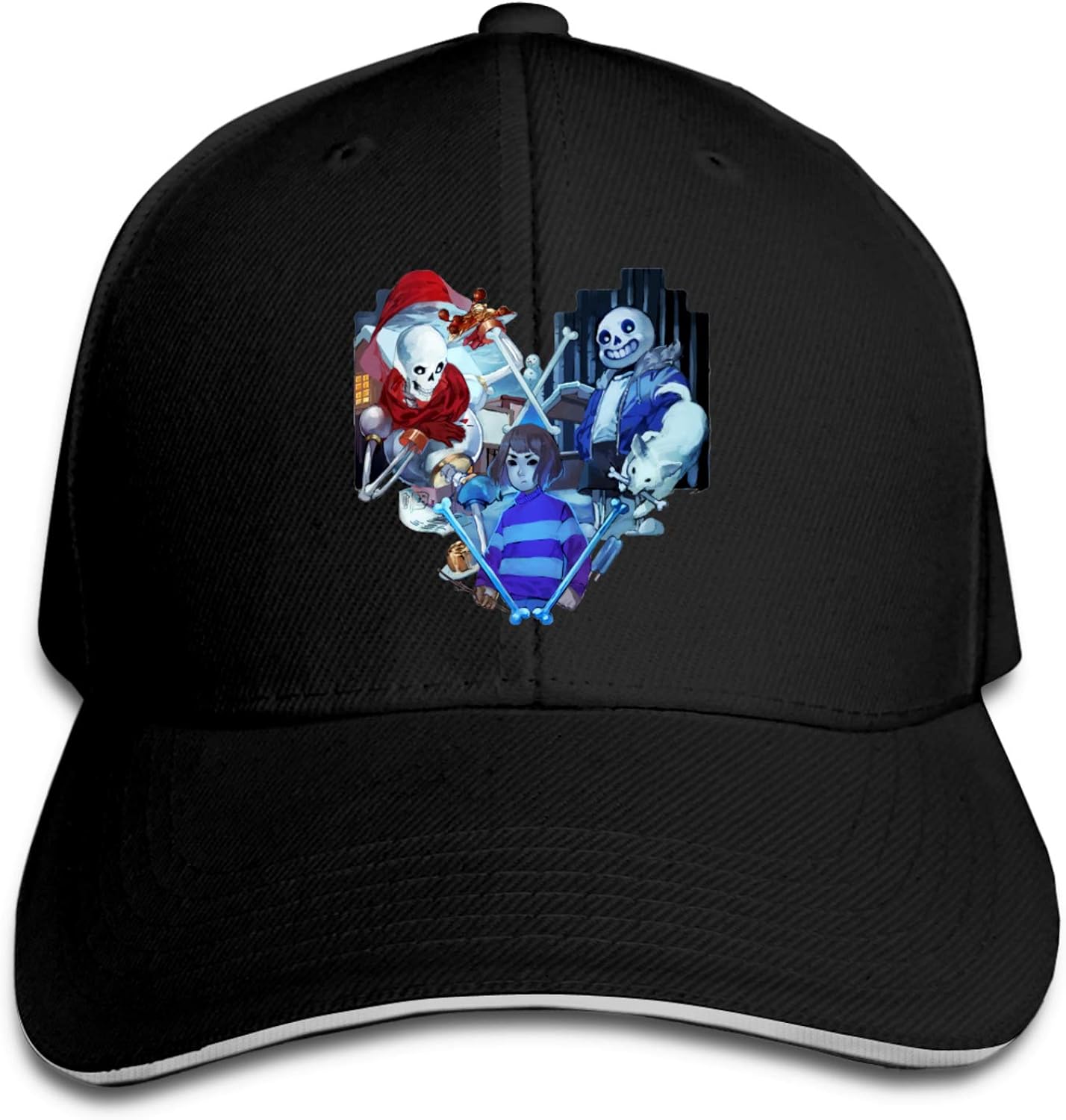 Undertale Sans Unisex Popular All-Match Casquette Adjustable Cap for ...