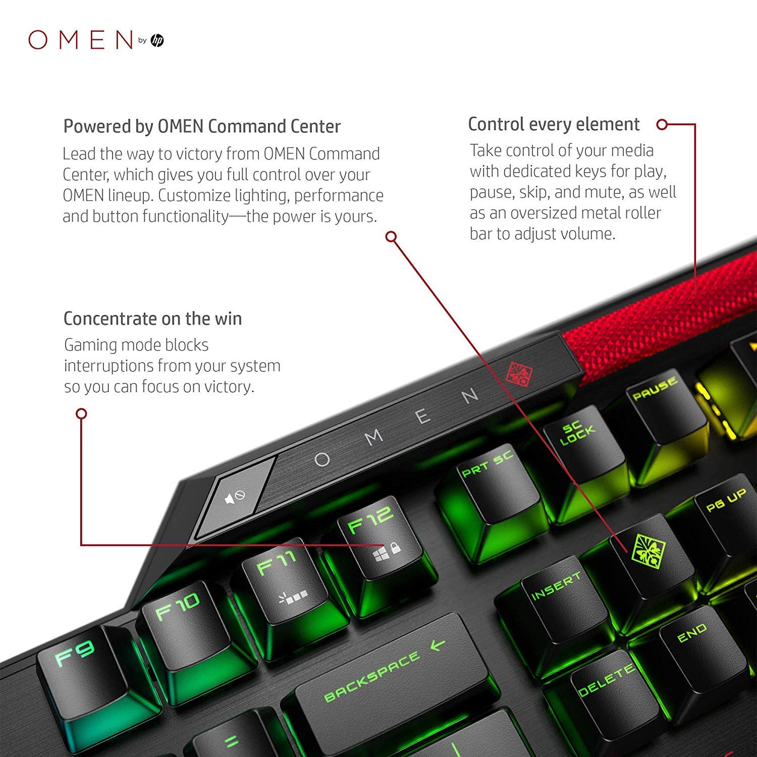 Mua HP Gaming Keyboard, Wired Blue Axis, OMEN by HP Sequencer Keyboard ...