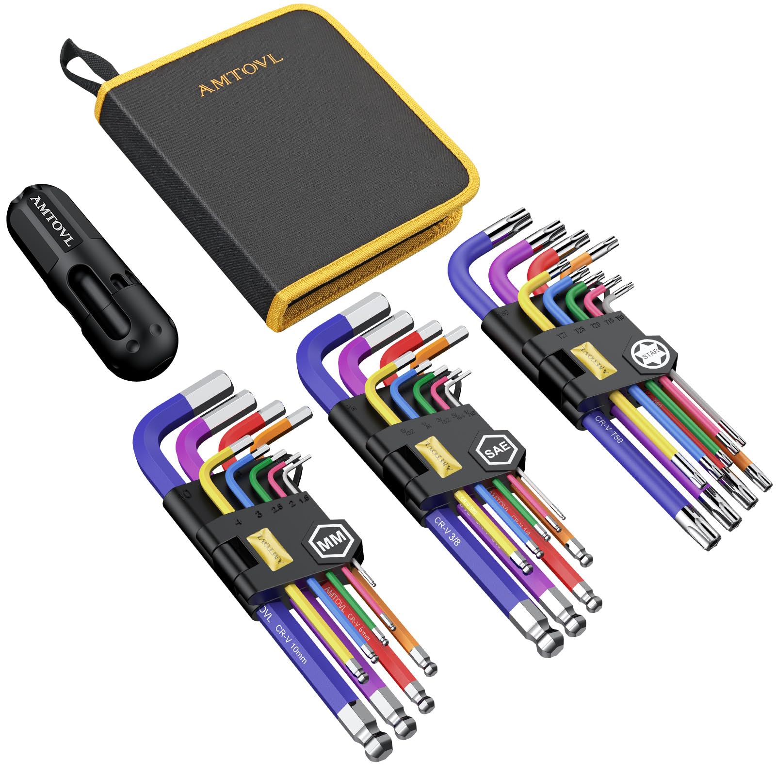 Mua 27PCS Allen Key Set, Metric & SAE Allen Wrench Set, Extra Long Ball ...