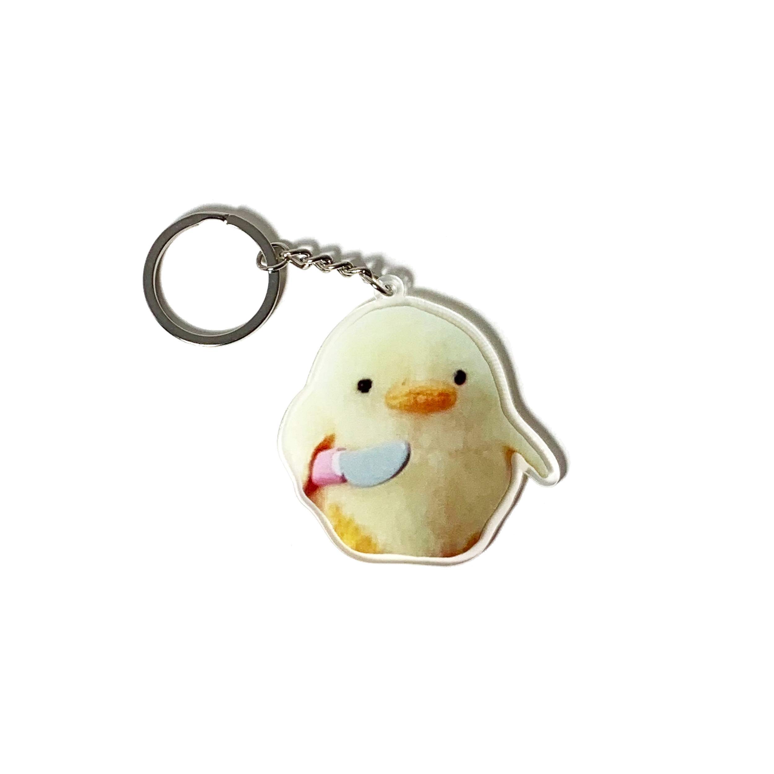 Lil Peep Duck with Knife Meme Premium Acrylic Keychain- Buy Online in ...