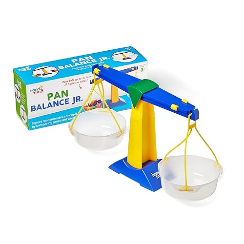 hand2mind Pan Balance Jr. Set, Pan Balance Scale for Classroom, Math ...