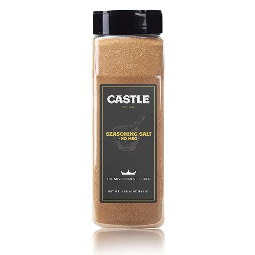 Amazon.com : Castle Foods | SEASONING SALT NO MSG, 30 oz Premium ...